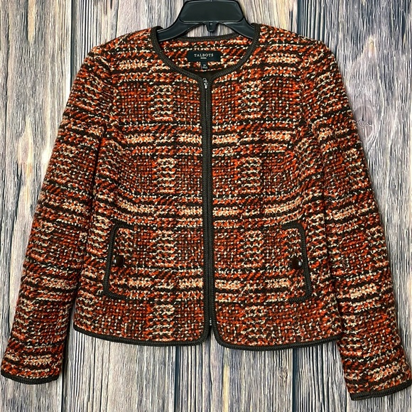 Talbots | Jackets & Coats | Vintage Talbots Women Woolly Jacket Size 4p ...